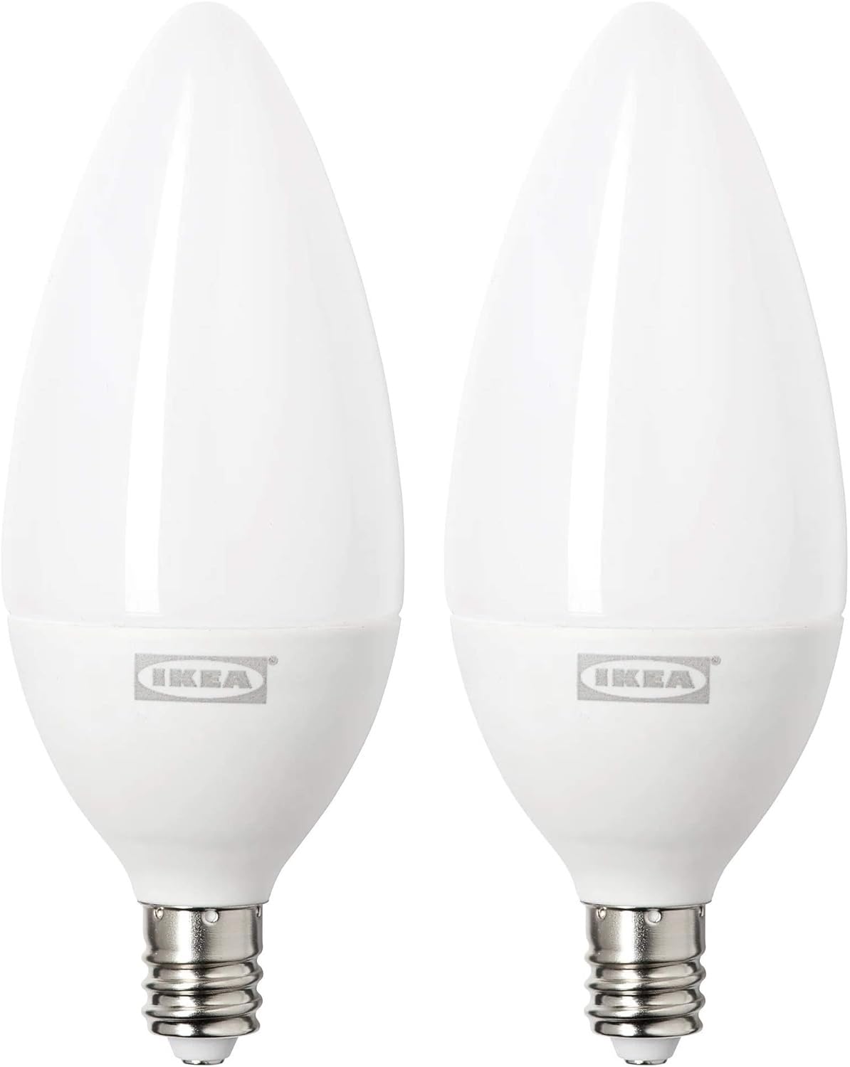 Ikea Ledare LED Bulb E12 400 Lumen Dimmable Warm Dimming Chandelier Opal 303.888.20