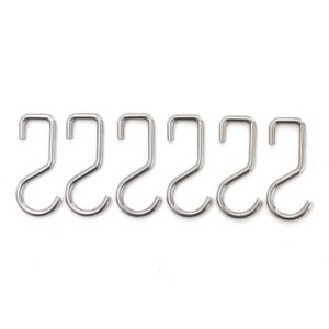 Mercer Culinary M30742 Stainless Steel Replacement S-Hooks, Set of 6