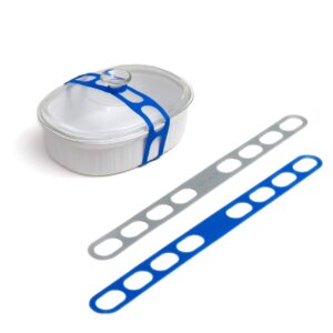 lid latch the reusable universal lid securing strap for crockpots, casserole dishes, pots, pans and more. make it easy to transport your favorite dishes with one simple strap.