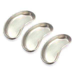 odontomed2011 professional 6" kidney tray dish emesis basin stainless steel instrument kidney trays (3)