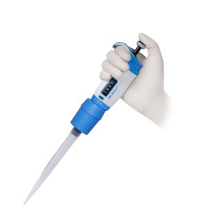 microlit micropipette - single channel pipette compatible with microlit 10ml pipette tips, adjustable volume lab pipette, accurate and calibrated pipette (1-10ml)