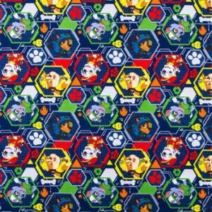 1 Yard - "Mission Pawsible" Paw Patrol Characters on Navy Blue Cotton Fabric - Officially Licensed (Great for Quilting, Sewing, Craft Projects, Quilt, Throw Pillows & More) 1 Yard X 44