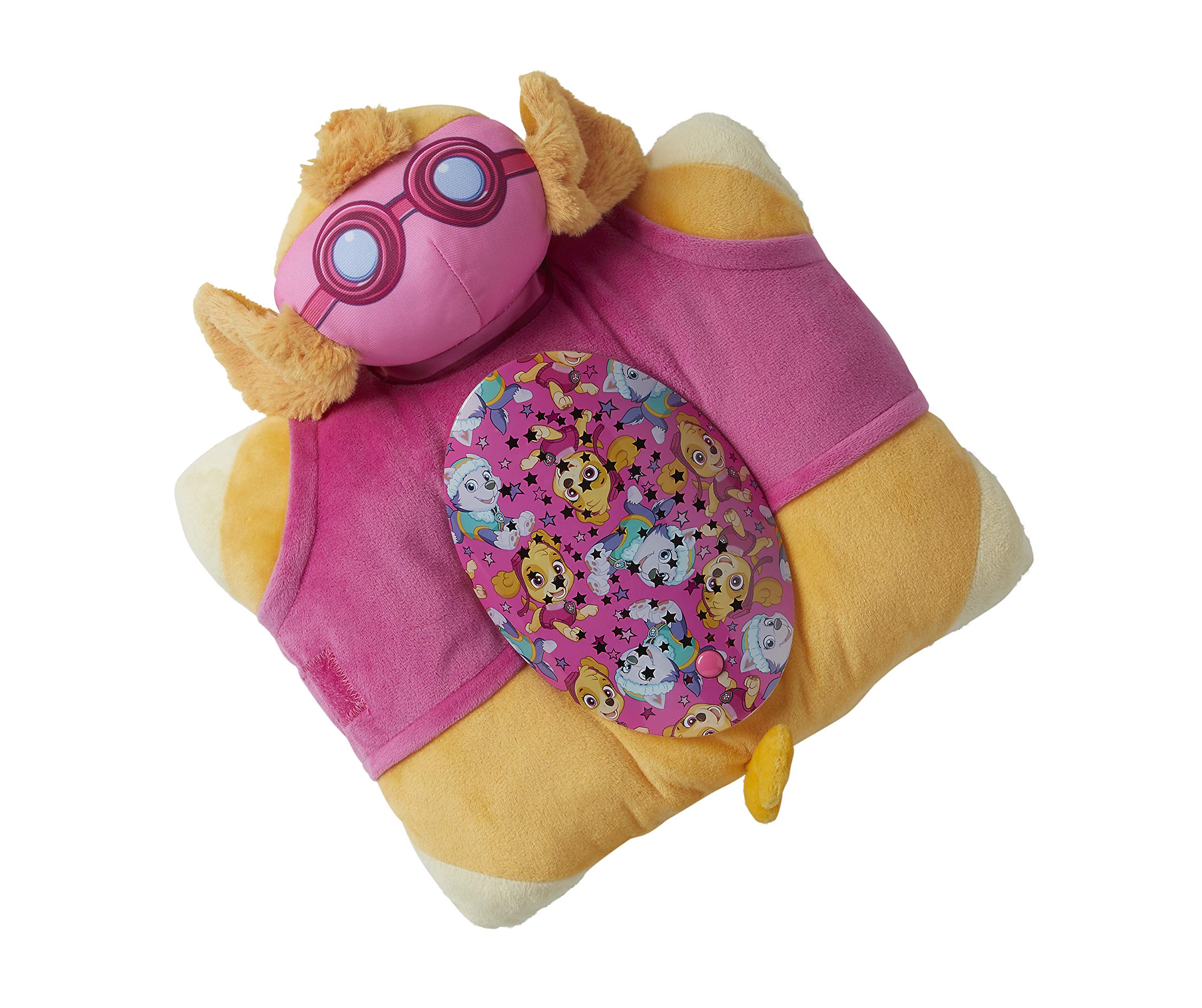 Pillow Pets Paw Patrol Skye Sleeptime Lite, 11" Nickelodeon Stuffed Animal Nightlight