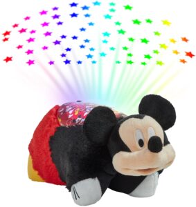 pillow pets disney mickey mouse sleeptime lite stuffed animal night light