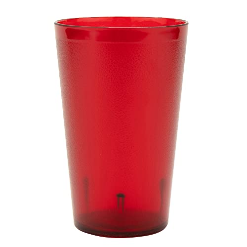 G.E.T. 5032-1-R-EC Heavy-Duty Plastic Restaurant Tumblers, 32 Ounce, Red (Set of 4)