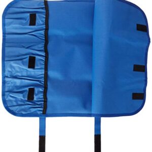 Mercer Culinary 7-Pocket Knife Roll Storage Bag, Blue