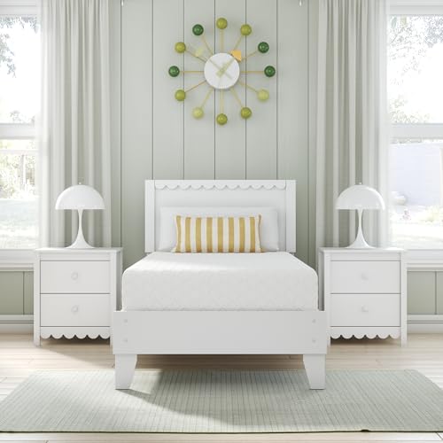 Signature Design by Ashley Twin Size Chime 10 Inch Medium Firm Memory Foam Mattress with Green Tea & Charcoal Gel