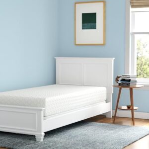 Signature Design by Ashley Twin Size Chime 10 Inch Medium Firm Memory Foam Mattress with Green Tea & Charcoal Gel