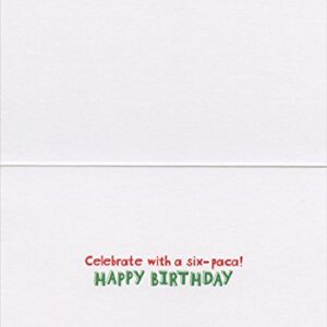 Alpacas with Red Cups Avanti Funny Birthday Card