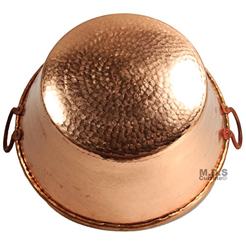 Cazo de Cobre Puro 16" Para Carnitas Classic Traditional Tacos Pure 100% Copper Mexico