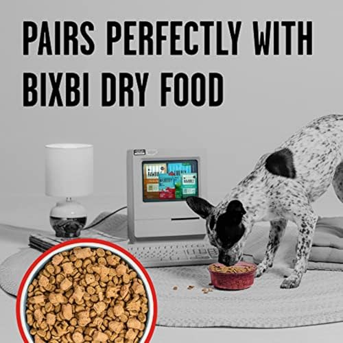 BIXBI Rawbble Freeze Dried Dog Food, Beef Recipe, 4.5 oz - 98% Meat and Organs, No Fillers - Pantry-Friendly Raw Dog Food for Meal, Treat or Food Topper - USA Made in Small Batches