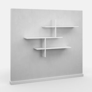 Ada Home Décor Webster Wall Shelf, 48.5'' x 31.5'' x 8.5'', White