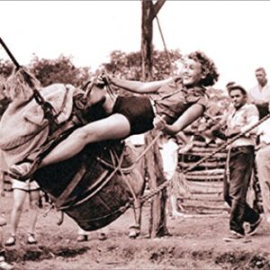 Woman On Bucking Barrel Avanti America Collection Funny Birthday Card for Her