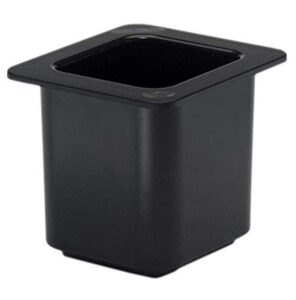 cambro 66cf110 food pan 1/6 x 6" coldfest black case of 1