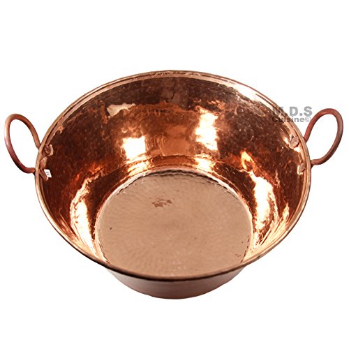 Cazo de Cobre Puro 16" Para Carnitas Classic Traditional Tacos Pure 100% Copper Mexico