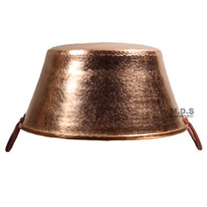 Cazo de Cobre Puro 16" Para Carnitas Classic Traditional Tacos Pure 100% Copper Mexico