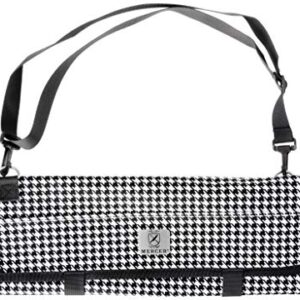 Mercer Culinary 7-Pocket Knife Roll Storage Bag, Houndstooth