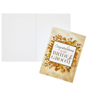 Best Paper Greetings 36 Pack Engagement and Wedding Greeting Cards for Couples with Envelopes, Congratulations Bride and Groom, 6 Rustic Designs (5x7 In)