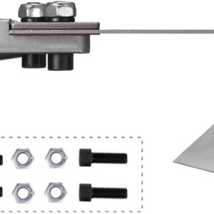 Firecore SDS Max Floor Scraper, 6-in Wide Tile Removal Bit with Long Handle and Heavy Duty Blade