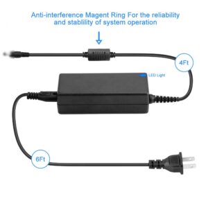 Ac Dc Adapter for Star Micronics TSP600 TSP700 TSP650 TSP700II TSP743II TSP800 TSP800Rx (24v) POS Thermal Receipt Printer Replacement Switching Power Supply Cord Charger