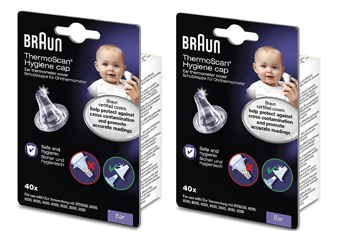 Braun ThermoScan Lens Filters - 40 ct, Pack of 2