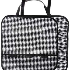 Mercer Culinary 7-Pocket Knife Roll Storage Bag, Houndstooth