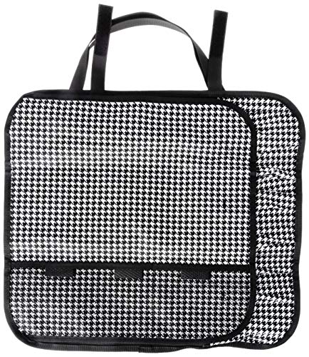 Mercer Culinary 7-Pocket Knife Roll Storage Bag, Houndstooth