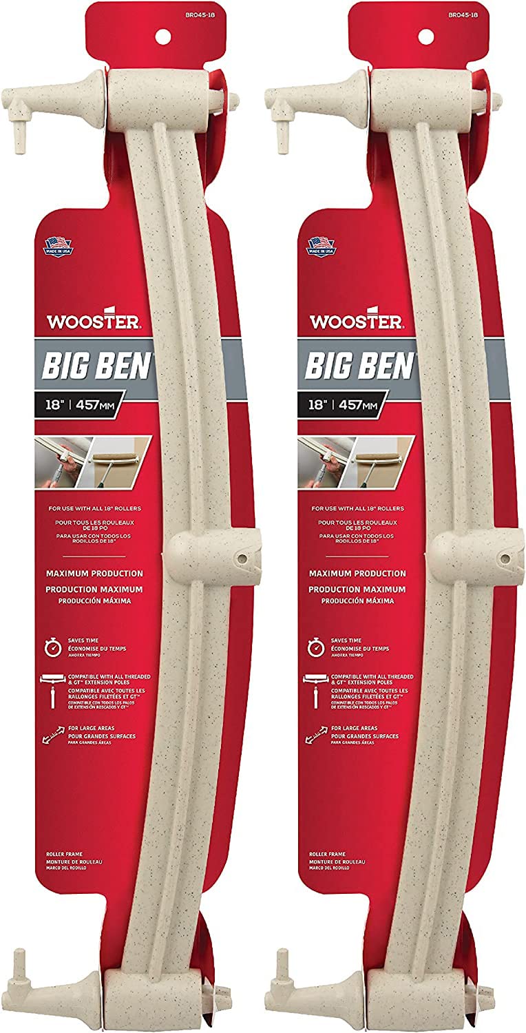 Wooster Brush BR045-18 Big Ben Roller Frame, 18-Inch (2-Pack)