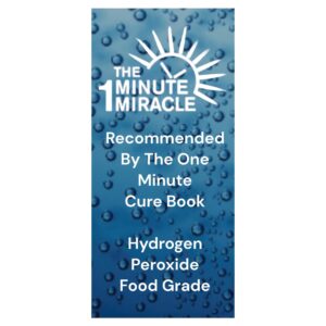 12% Hydrogen Peroxide Medical Food Grade - 8 oz Bottle with 1 Bottle Dropper - Reconmended by The One Minute Cure Book.