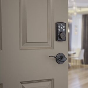 Kwikset 98880-005 SmartCode 888 Smart Lock Touchpad Electronic Deadbolt Door Lock with Z-Wave Plus Featuring SmartKey Security in Venetian Bronze