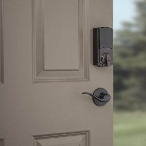 Kwikset 98880-005 SmartCode 888 Smart Lock Touchpad Electronic Deadbolt Door Lock with Z-Wave Plus Featuring SmartKey Security in Venetian Bronze