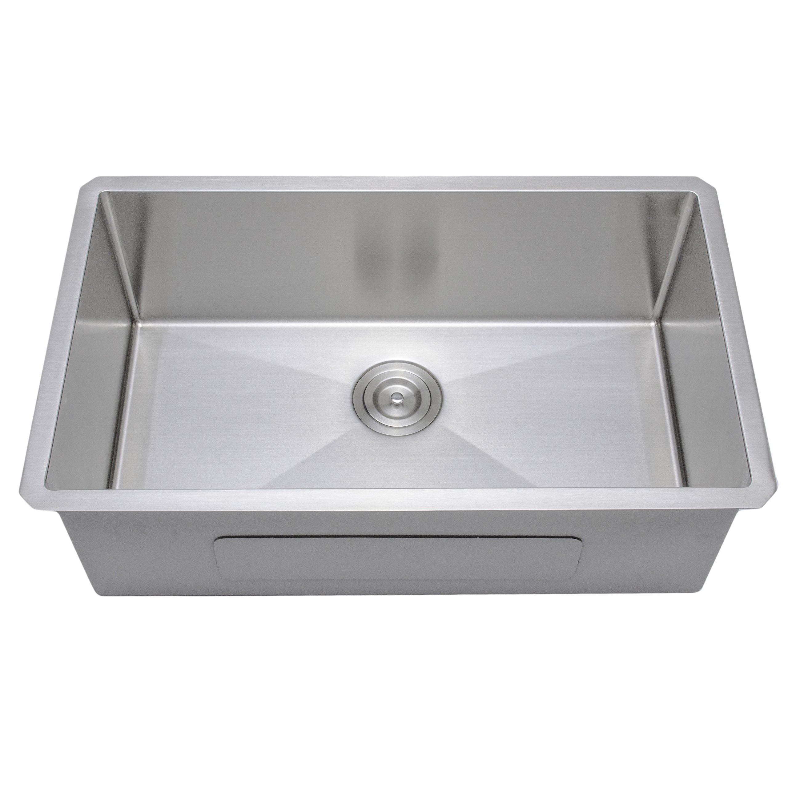 Wells NCU3018-10 New Chef'S Collection Kitchen Sink, 30 Inch, Stainless steel