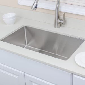 Wells NCU3018-10 New Chef'S Collection Kitchen Sink, 30 Inch, Stainless steel