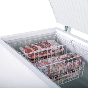 Maxx Cold Large Chest Freezer with Extra Large Capacity MXSH30.0SHC Commercial Freezer with Solid Top 76-Inch-Wide with Locking Lid with 30 Cu. Ft. Storage (850L)