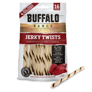 buffalo range rawhide dog treats