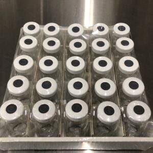 25pk 10ml Sterile Clear Injection Vial White Aluminum Seals Empty Vials for Dilution and Mixing No Water!!!.