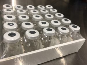 25pk 10ml sterile clear injection vial white aluminum seals empty vials for dilution and mixing no water!!!.