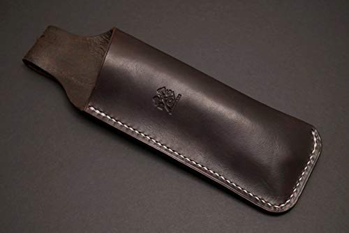 Review Outdoor Gear Custom Leather Sheath for Bacho Laplander (Dark Brown, Silky Gomboy 210, F180)