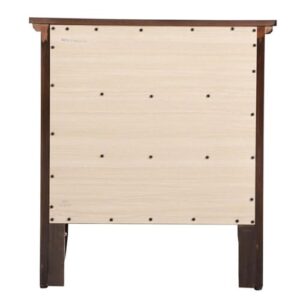 Glory Furniture Hammond 3 Drawer Nightstand in Cappuccino