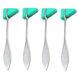 Set of 4 Green Taylor Percussion (Reflex) Hammers - Medical Surgical Instruments