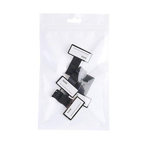 Beautyflier 5 Pcs Plastic Name ID Identification Tag Clip for Stethoscope Tube Replacement Accessories (Rectangle)