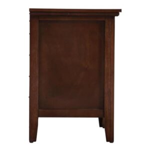 Glory Furniture Hammond 3 Drawer Nightstand in Cappuccino