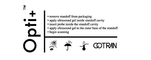 Opti+ Ultrasound Probe Standoff Kit, Cleaning Solution, High Clarity Standoff, Case