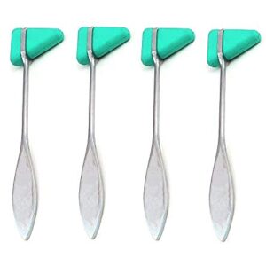 Set of 4 Green Taylor Percussion (Reflex) Hammers - Medical Surgical Instruments