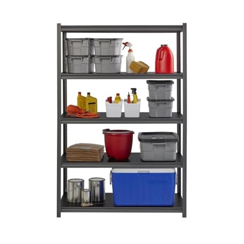 Scranton & Co 18" x 48" x 72" 5 Shelf Storage Unit in Gray