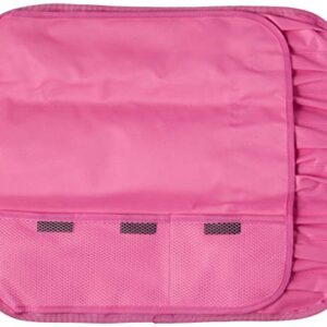 Mercer Culinary 7-Pocket Knife Roll Storage Bag, Pink