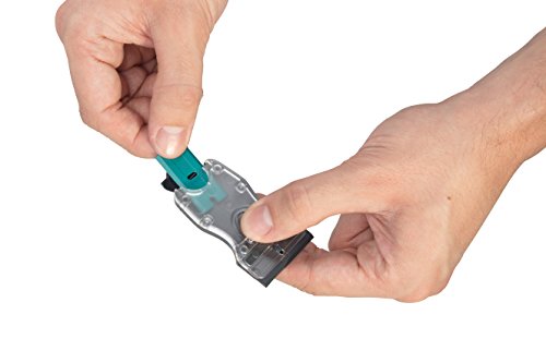 wolfcraft Scraper with Plastic Blades I 4287000 I For cleaning delicate surfaces, Black