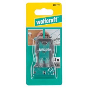 wolfcraft Scraper with Plastic Blades I 4287000 I For cleaning delicate surfaces, Black