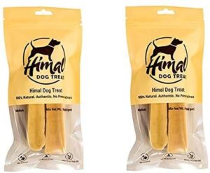 himal 2 value pack 100% natural medium dog treat (4 piece)