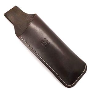 review outdoor gear custom leather sheath for bacho laplander (dark brown, silky gomboy 210, f180)